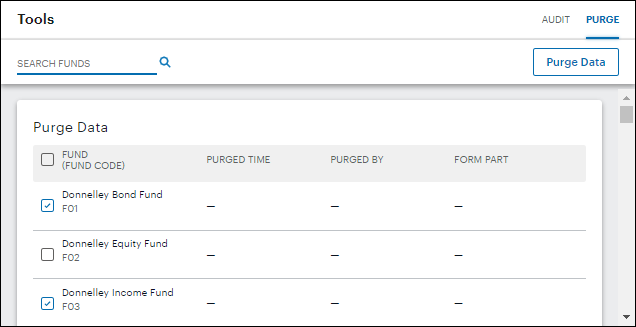 Managing Form N-PORT Collected Data and Exceptions
